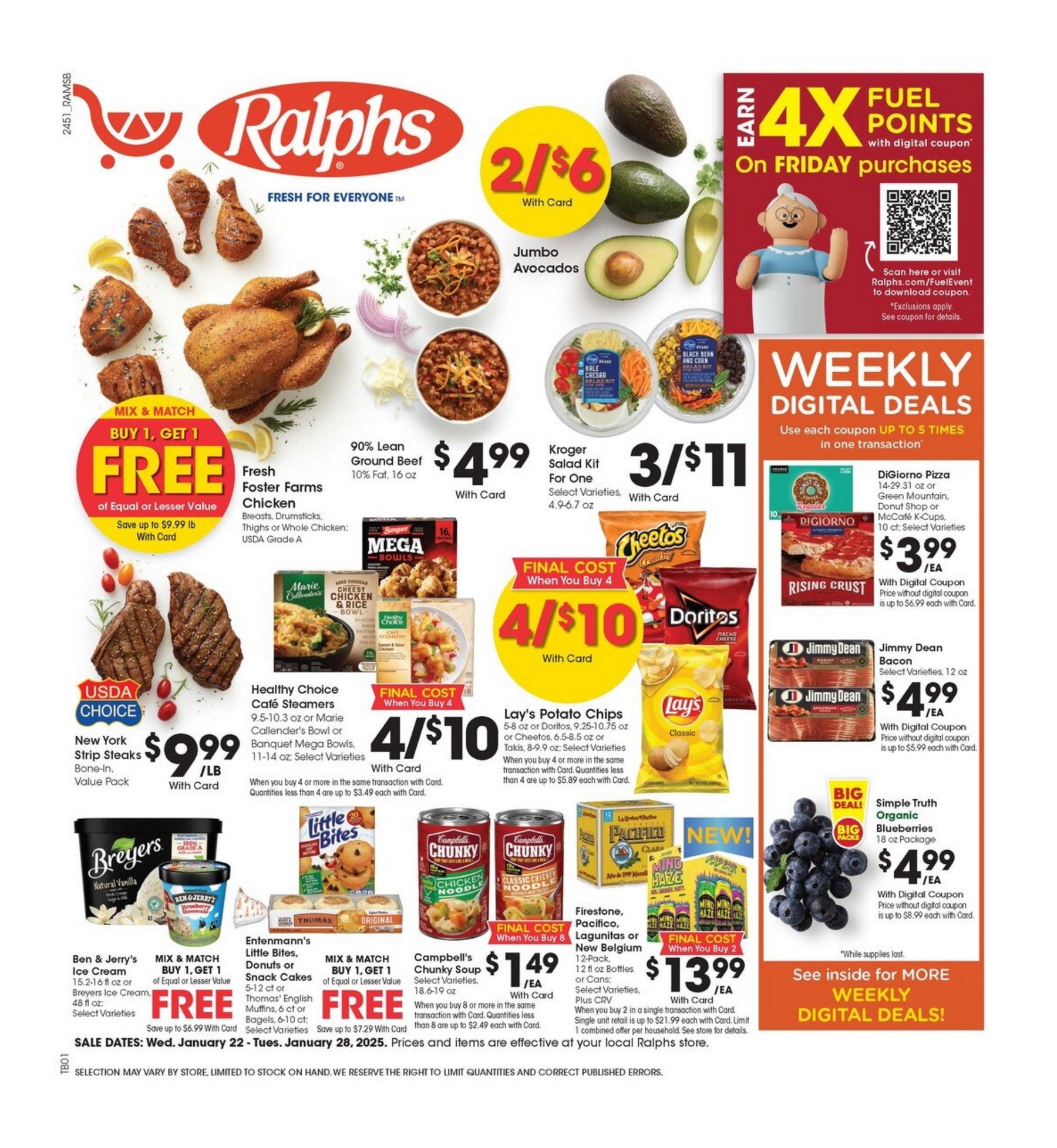 Ralphs Weekly Ad Jan 22 – Jan 28, 2025