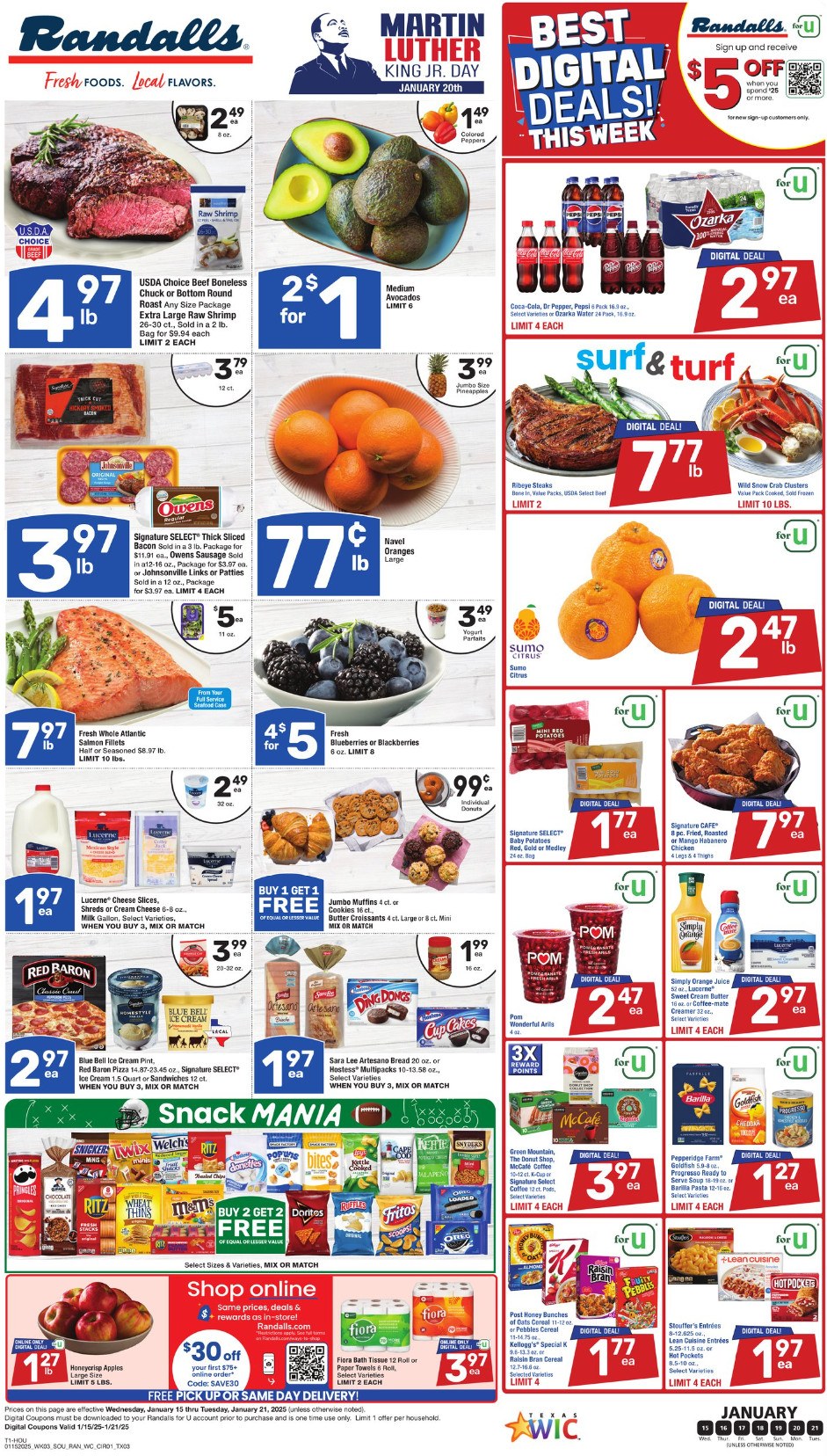 Randalls Weekly Ad Jan 15 – Jan 21, 2025