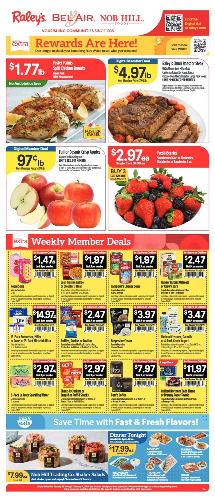 Raley's Weekly Ad Jan 29 – Feb 04, 2025