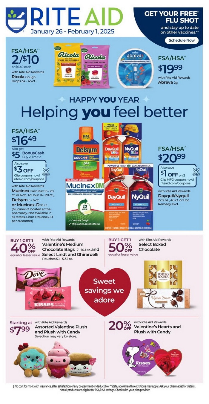 Rite Aid Weekly Ad Jan 26 – Feb 01, 2025 (Valentine's Day Promotion ...