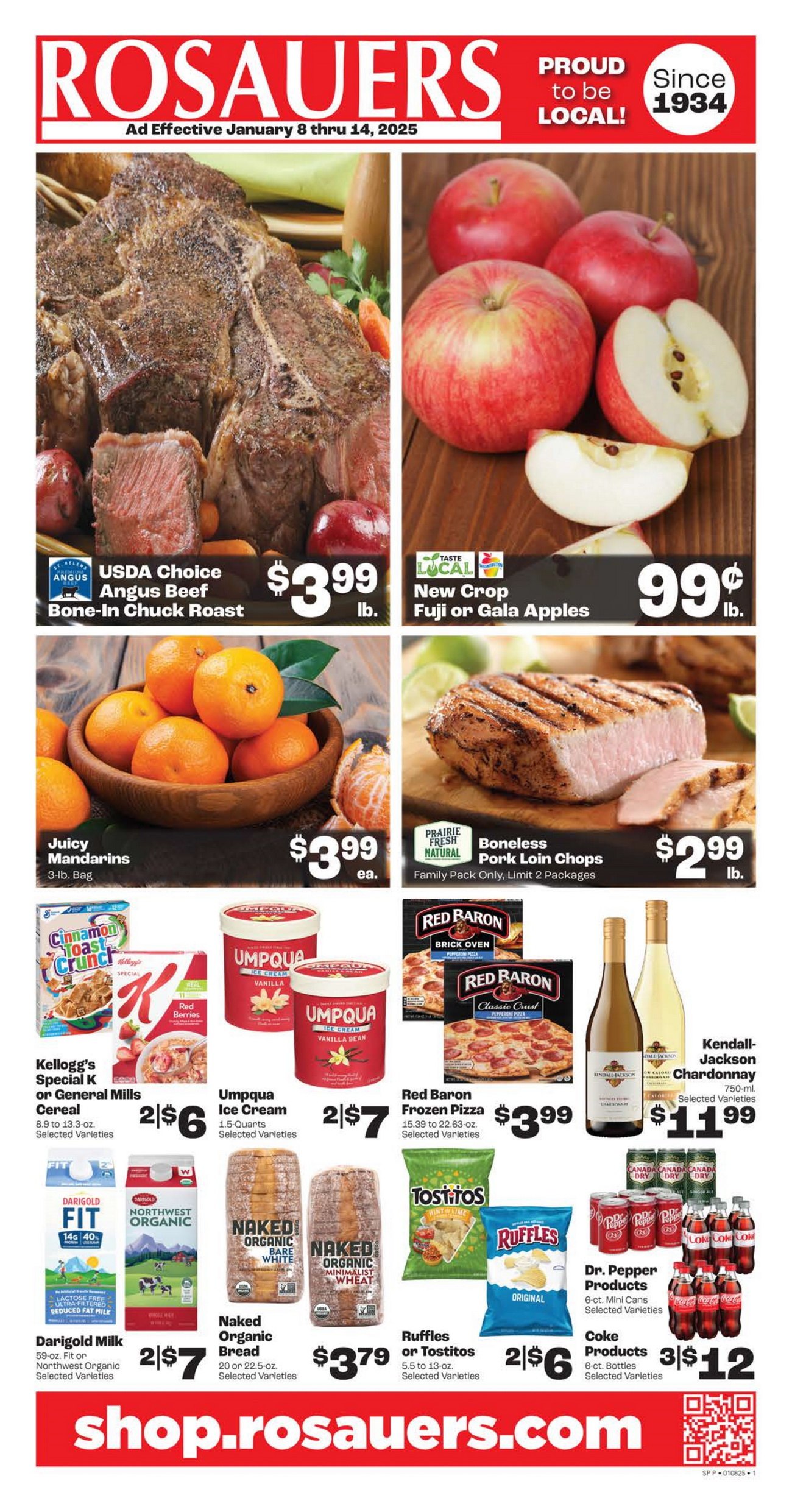 Rosauers Weekly Ad Jan 08 – Jan 14, 2025