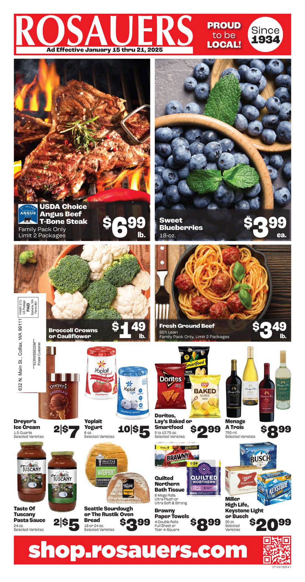 Rosauers Weekly Ad Jan 15 – Jan 21, 2025