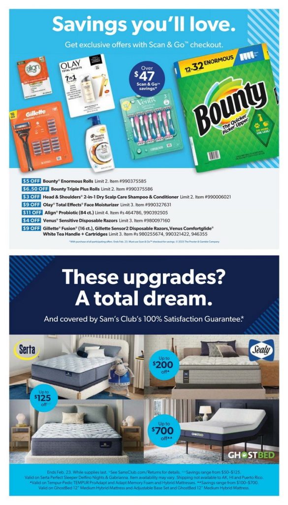 Sam's Club Instant Savings Ad Jan 29 – Feb 23, 2025