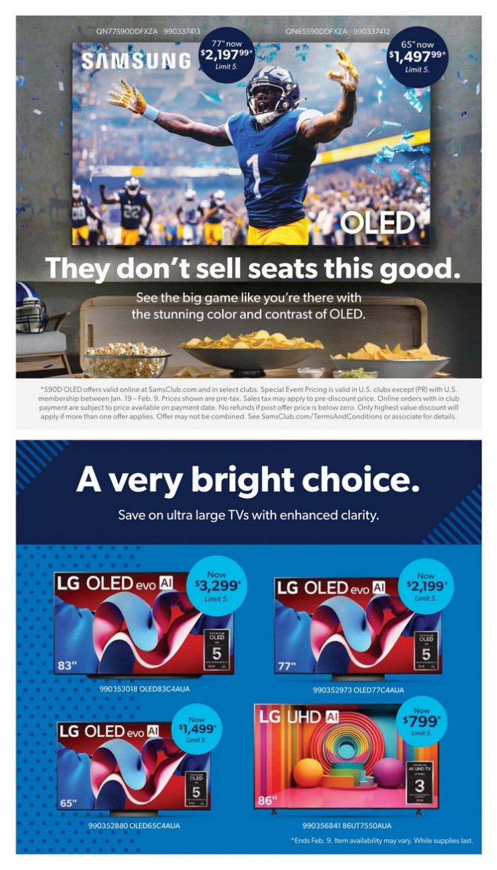 Sam's Club Instant Savings Ad Jan 29 – Feb 23, 2025