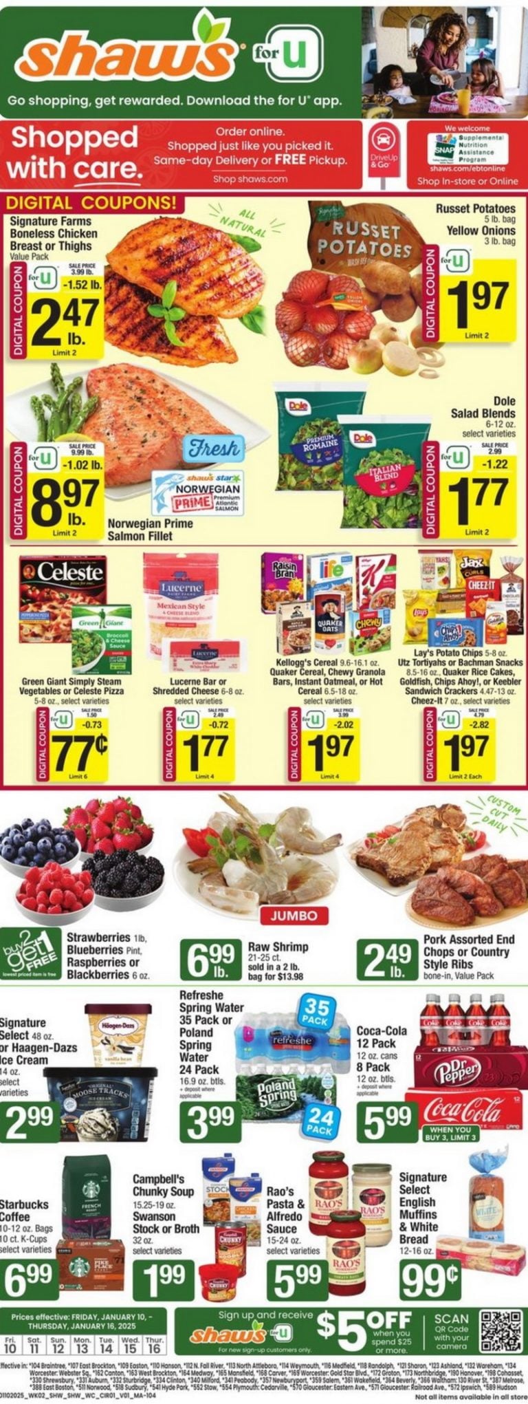 Shaw's Weekly Ad Jan 10 – Jan 16, 2025