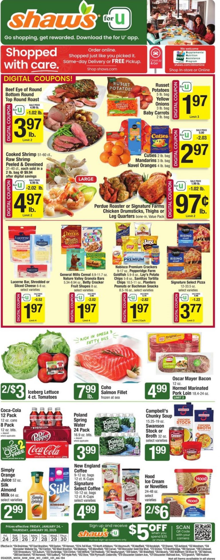 Shaw's Weekly Ad Jan 24 – Jan 30, 2025