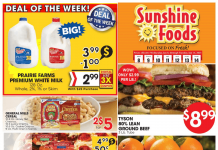Sunshine Foods Weekly Ad Nov 20 – Dec 03, 2024 (Thanksgiving Day Promotion Included)