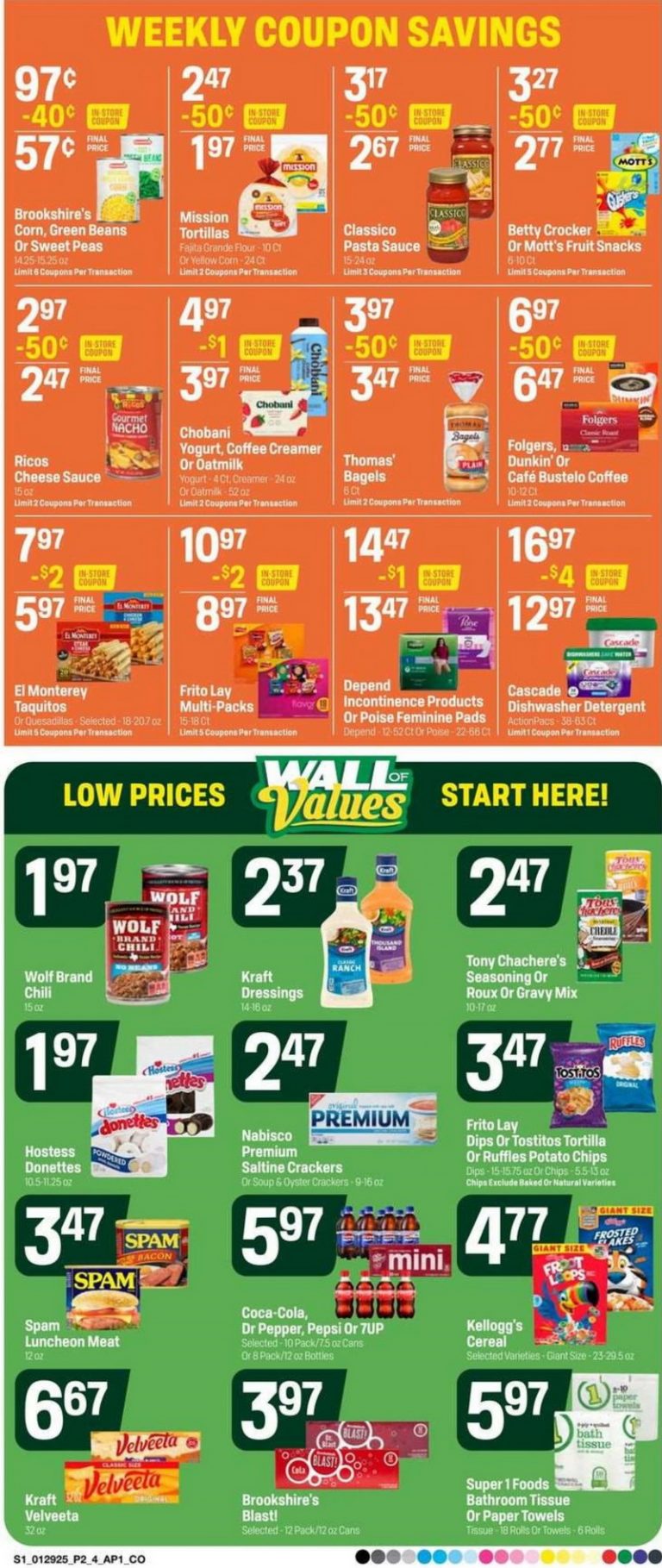Super 1 Foods Weekly Ad Jan 29 – Feb 04, 2025
