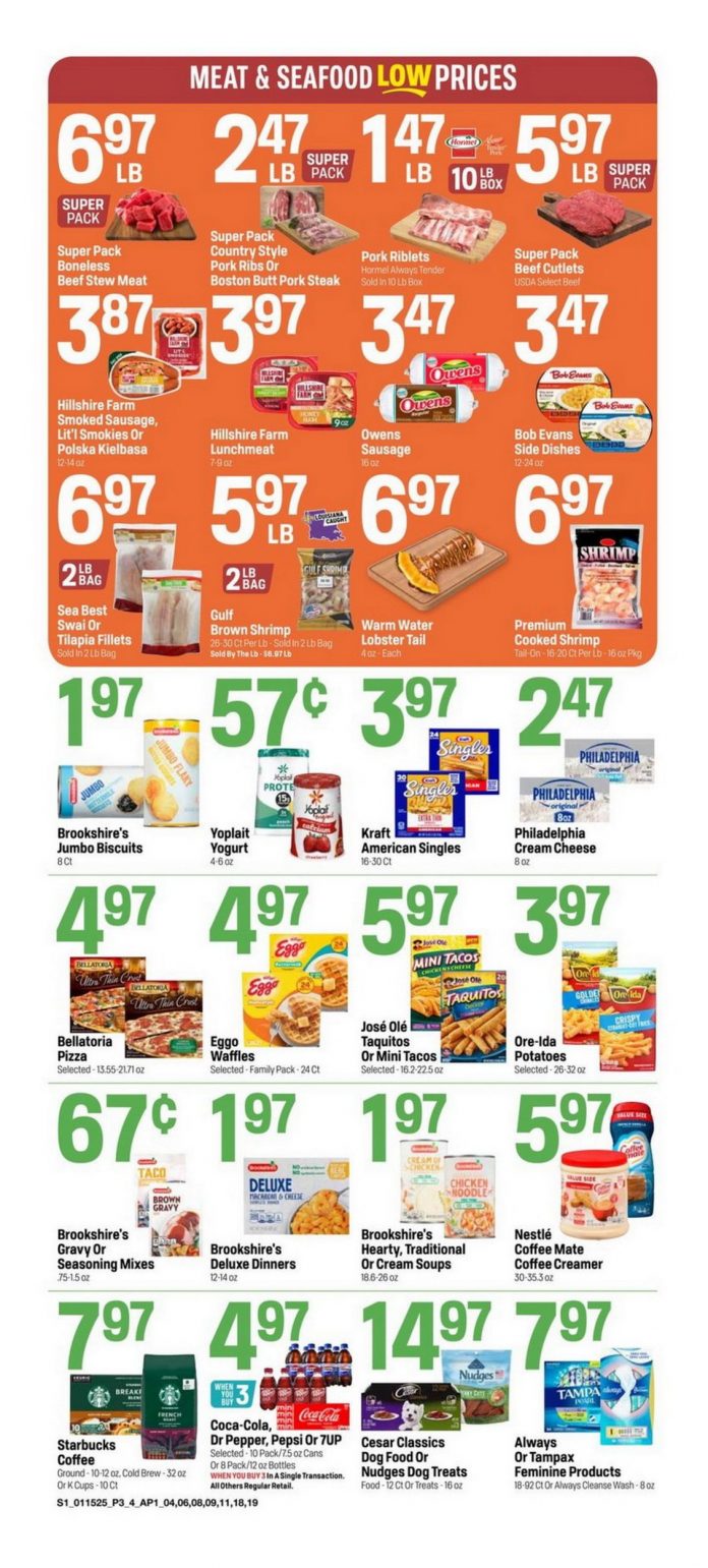 Super 1 Foods Weekly Ad Jan 15 – Jan 21, 2025