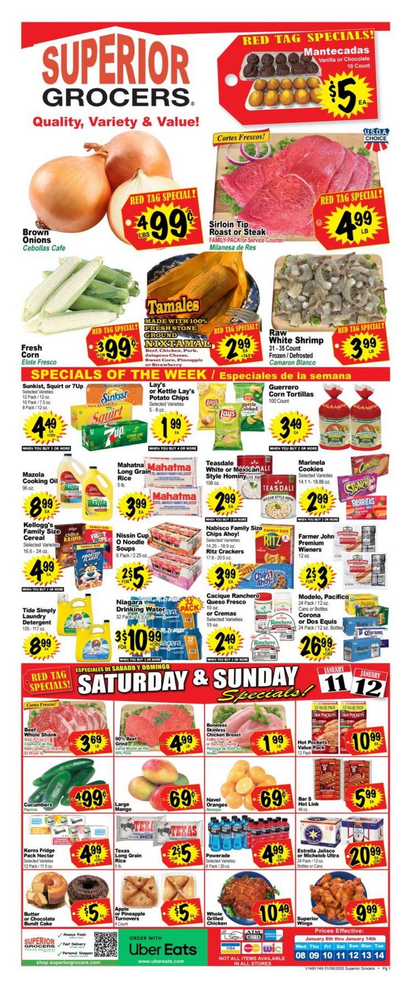 Superior Grocers Weekly Ad Jan 08 – Jan 14, 2025