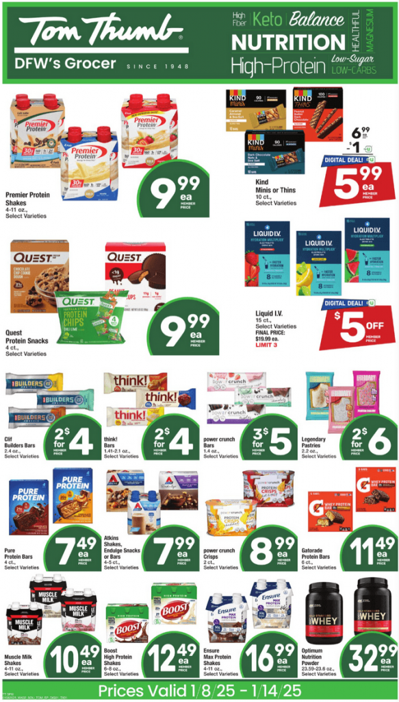 Tom Thumb Weekly Ad Jan 08 – Jan 14, 2025