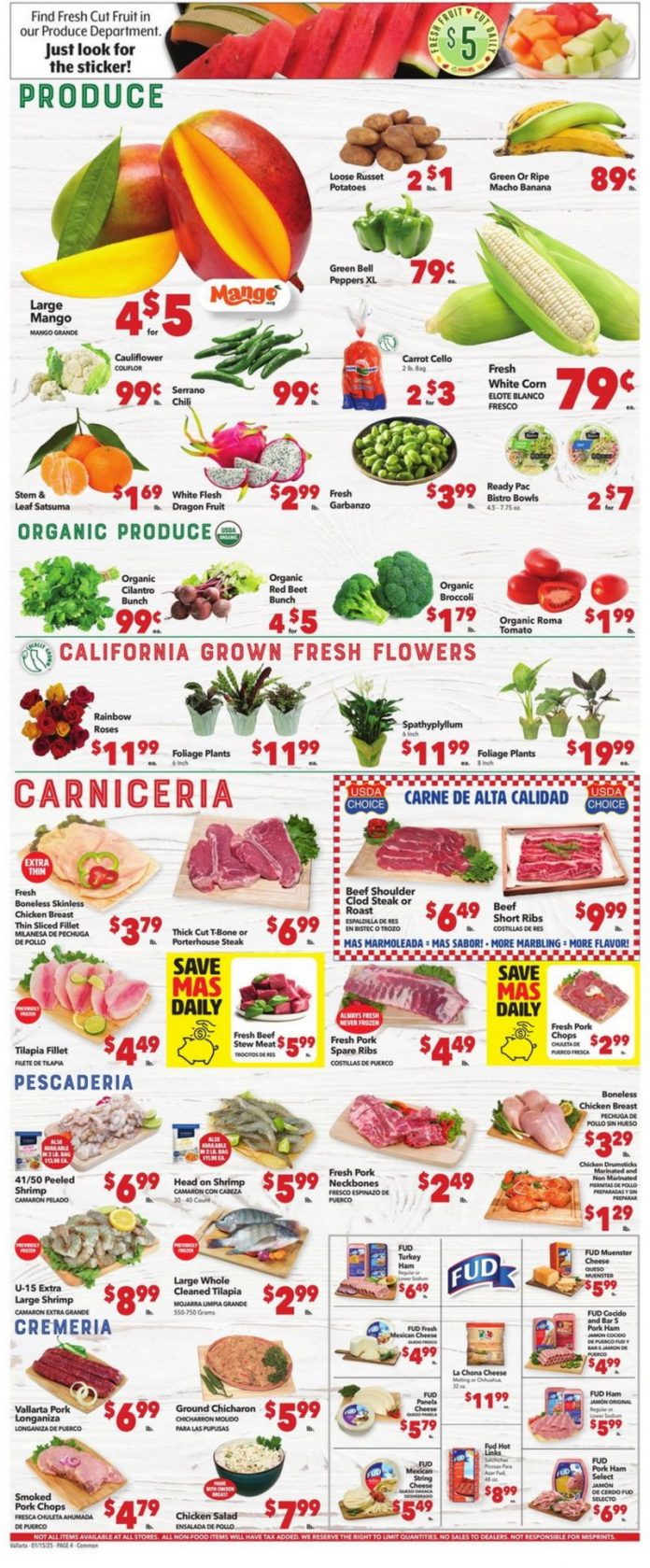 Vallarta Weekly Ad Jan 15 – Jan 21, 2025