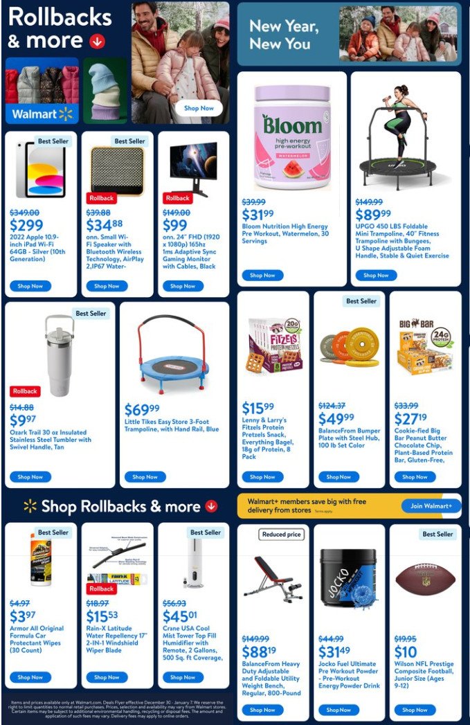 Walmart Weekly Ad Jan 02 – Jan 07, 2025 (New Year Promotion Included)