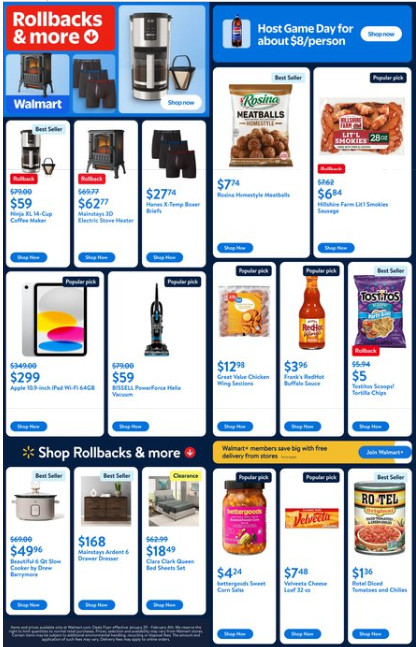 Walmart Weekly Ad Jan 29 – Feb 04, 2025