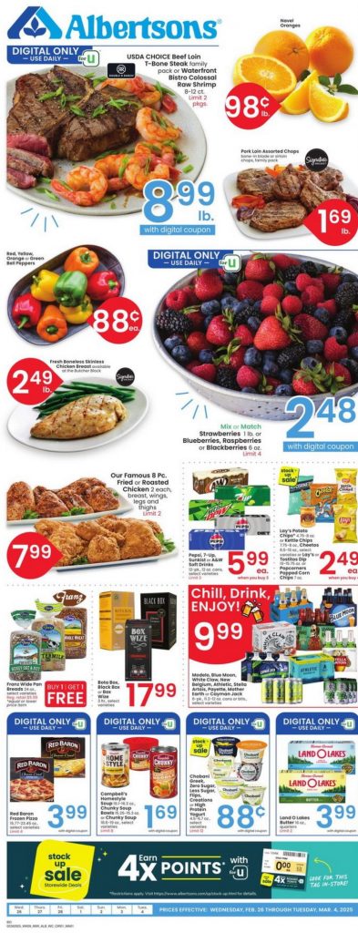 Albertsons Weekly Ad Feb 26 – Mar 04, 2025