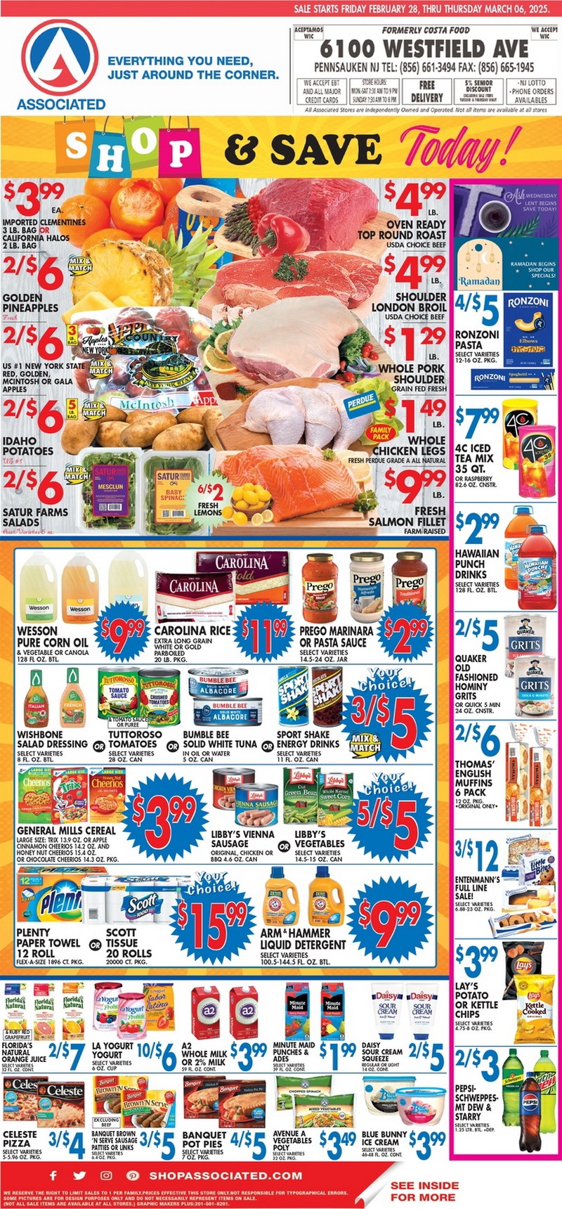 Associated Supermarkets Weekly Ad Feb 28 – Mar 06, 2025