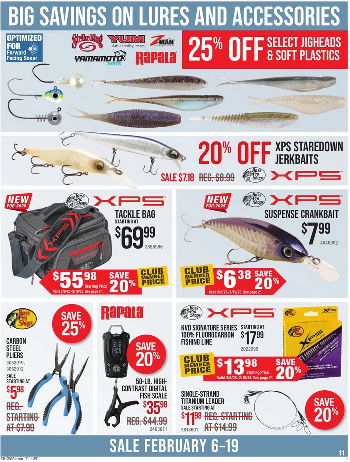 Bass Pro Shops Fishing, Marine & Boating Sale Feb 06 – Feb 19, 2025