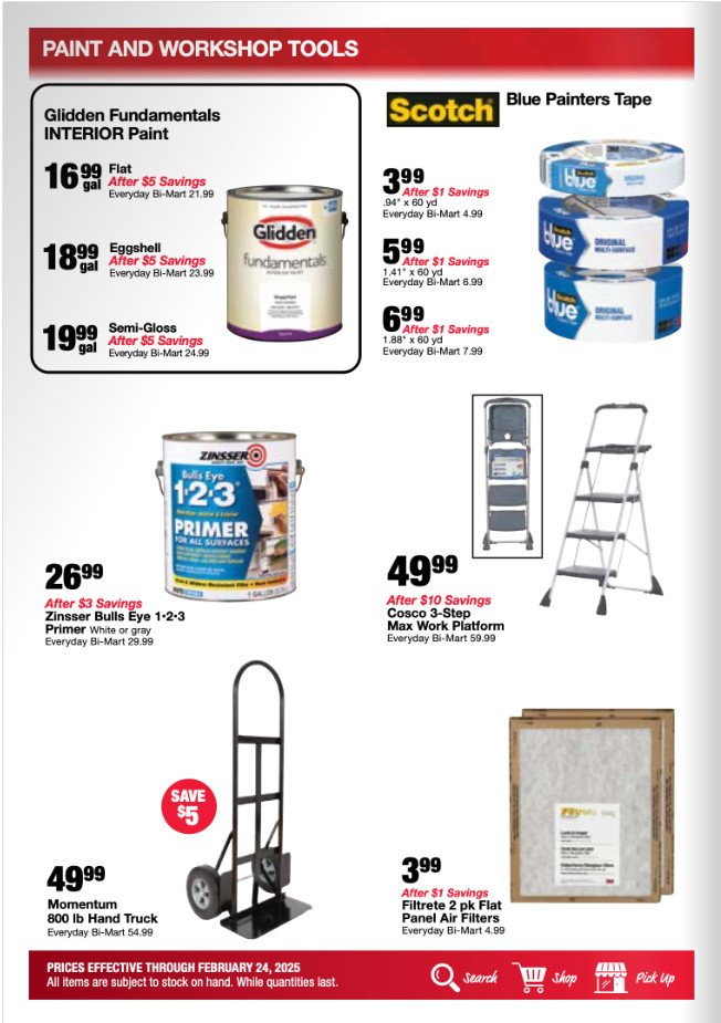 Bi-Mart Weekly Ad Feb 18 – Feb 24, 2025