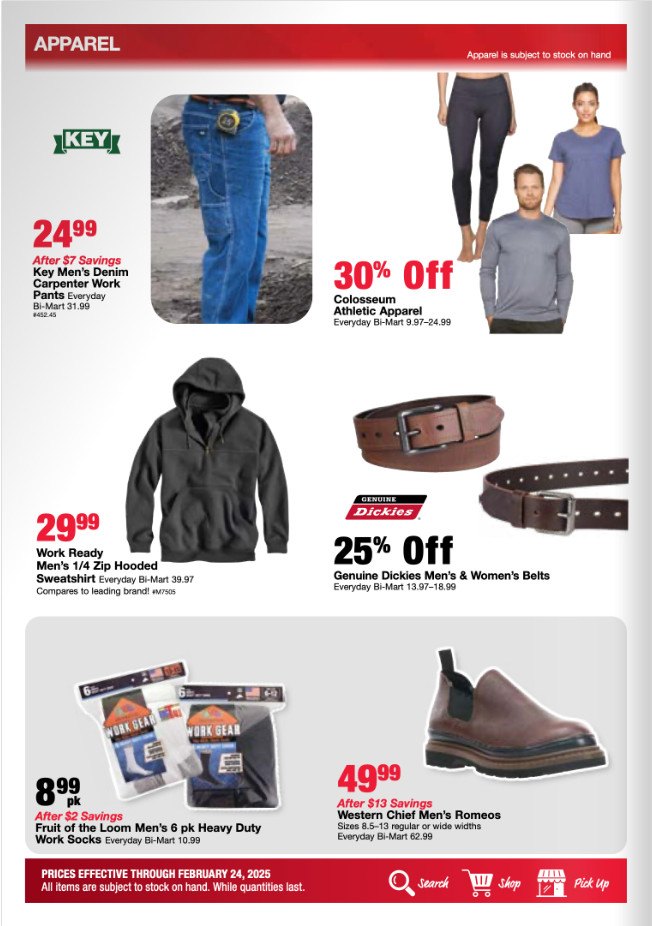 Bi-Mart Weekly Ad Feb 18 – Feb 24, 2025