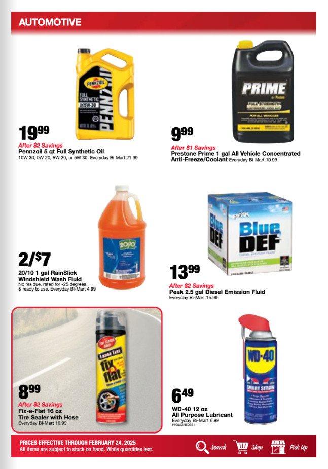 Bi-Mart Weekly Ad Feb 18 – Feb 24, 2025