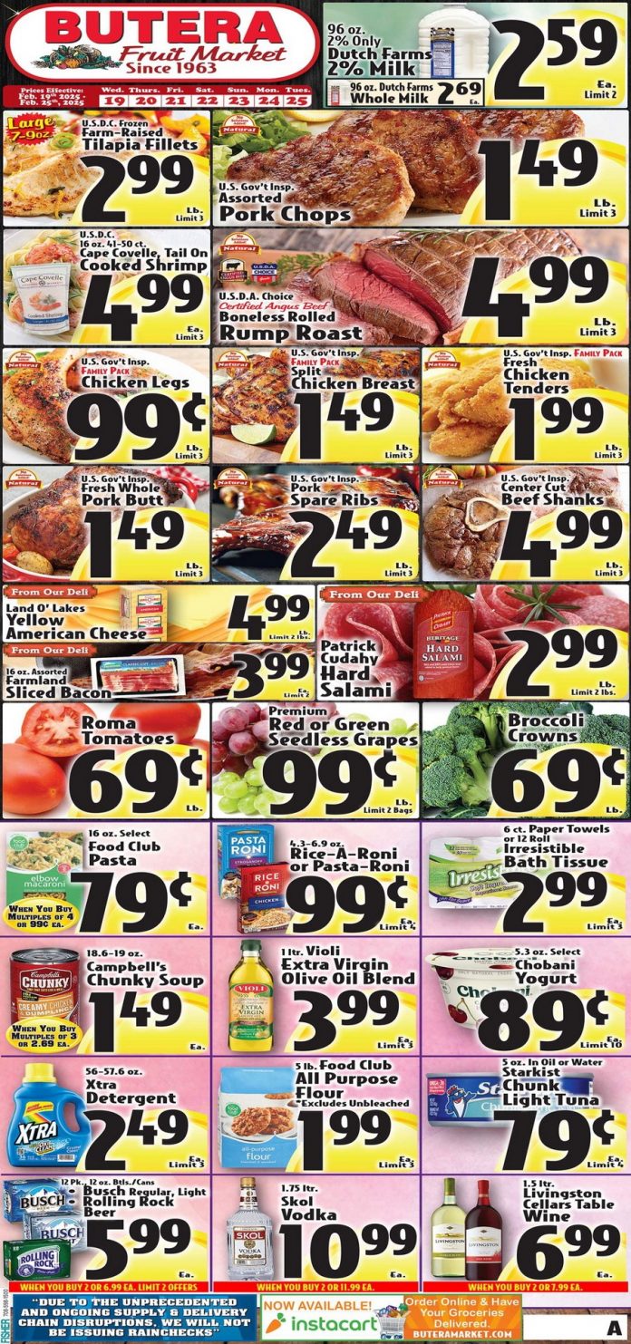 Butera Weekly Ad Feb 19 – Feb 25, 2025