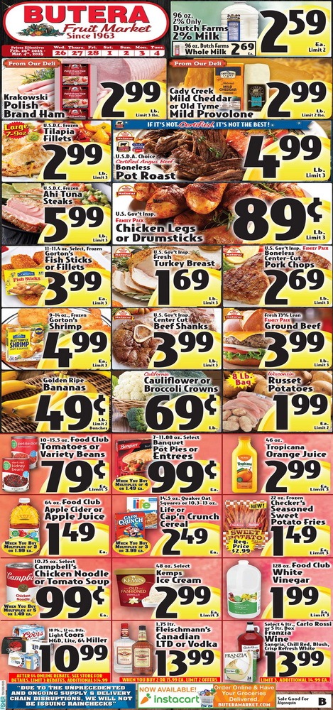 Butera Weekly Ad Feb 26 – Mar 04, 2025