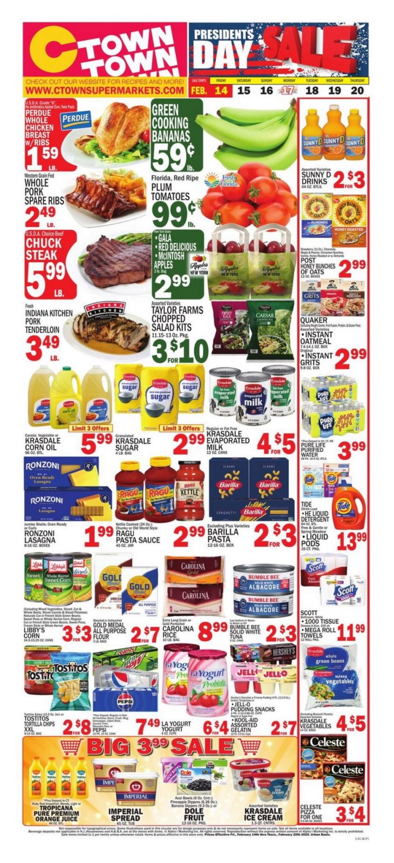 C-Town Weekly Ad Feb 14 – Feb 20, 2025