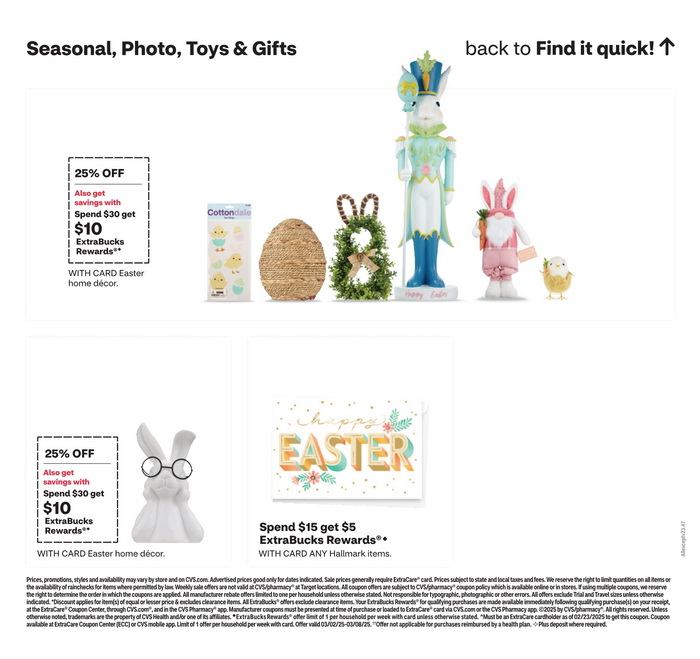 CVS Weekly Ad Mar 02 – Mar 08, 2025 (Easter Promotion Included)