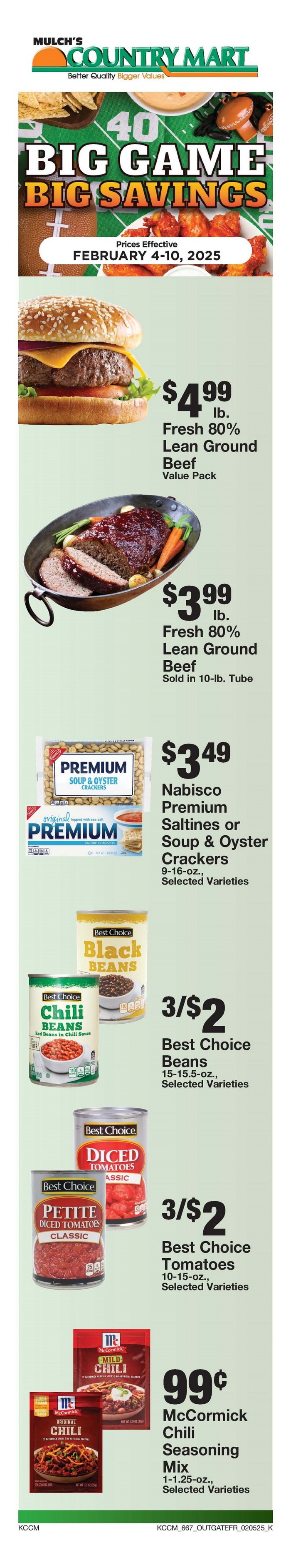 Country Mart Weekly Ad Feb 04 – Feb 10, 2025