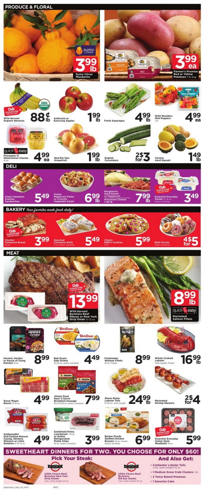 Cub Foods Weekly Ad Feb 09 – Feb 15, 2025 (Valentine's Day Promotion ...