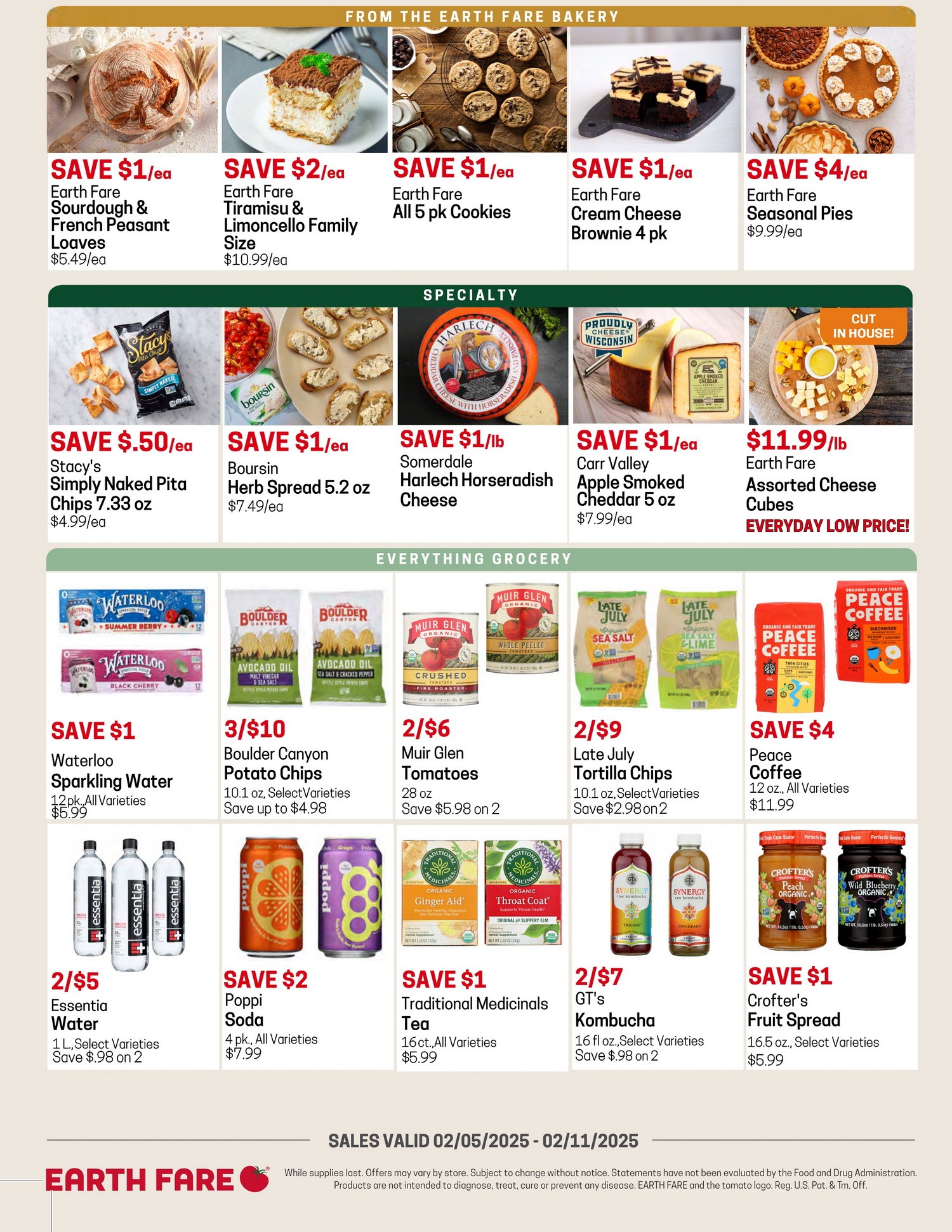 Earth Fare Weekly Ad Feb 05 – Feb 11, 2025