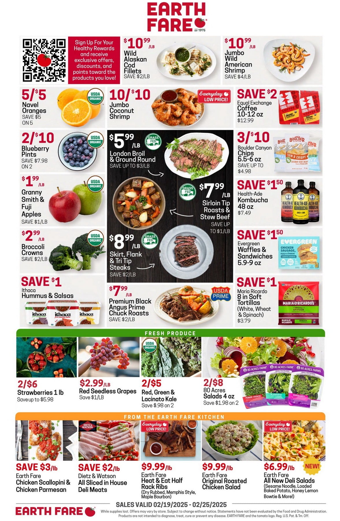 Earth Fare Weekly Ad Feb 19 – Feb 25, 2025