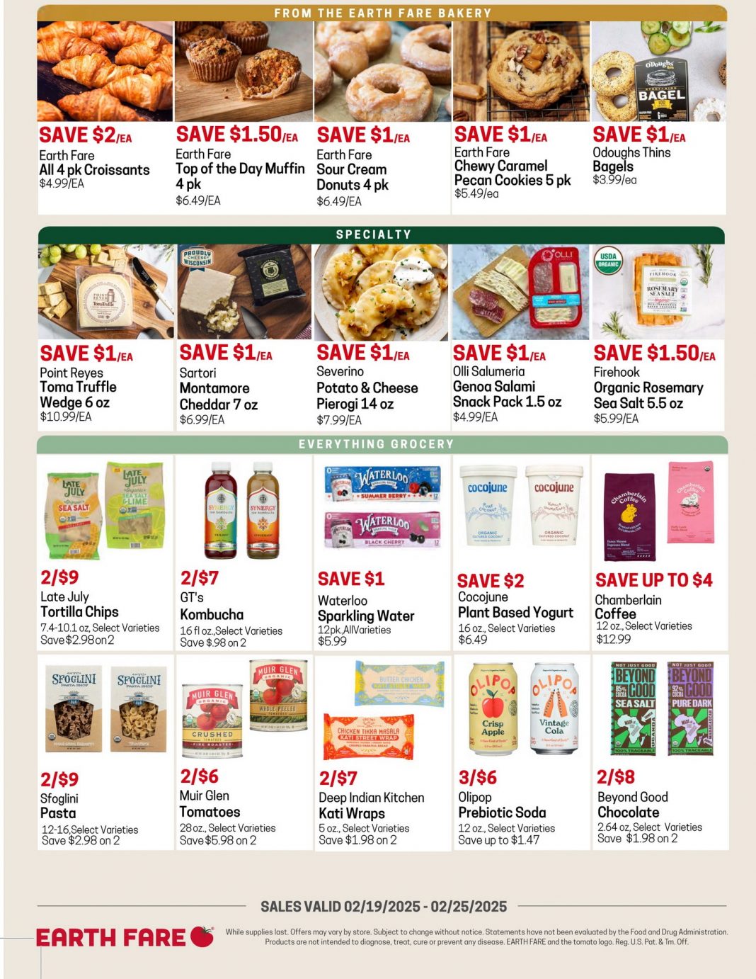 Earth Fare Weekly Ad Feb 19 – Feb 25, 2025