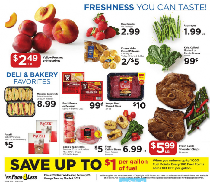 Food 4 Less Weekly Ad Feb 26 – Mar 04, 2025