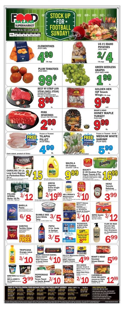 Food Bazaar Weekly Ad Feb 06 – Feb 12, 2025