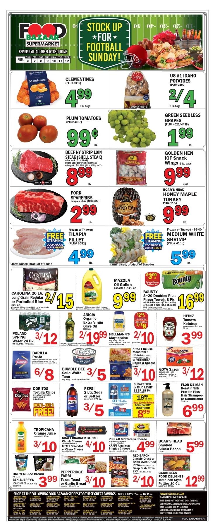 Food Bazaar Weekly Ad Feb 06 – Feb 12, 2025