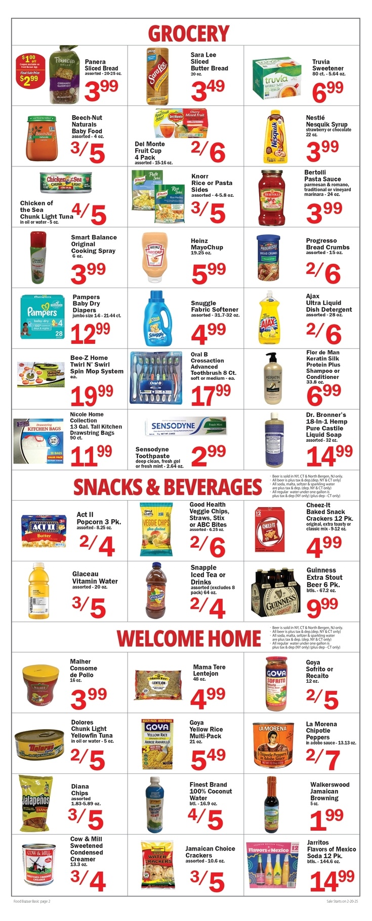 Food Bazaar Weekly Ad Feb 20 – Feb 26, 2025
