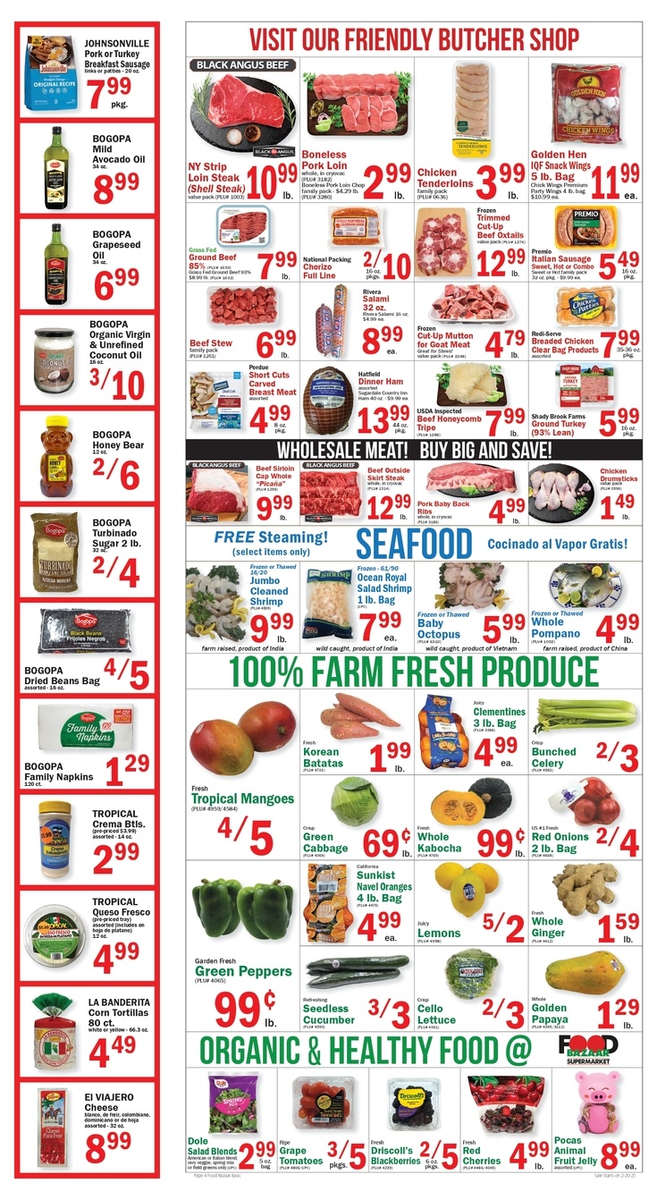 Food Bazaar Weekly Ad Feb 20 – Feb 26, 2025