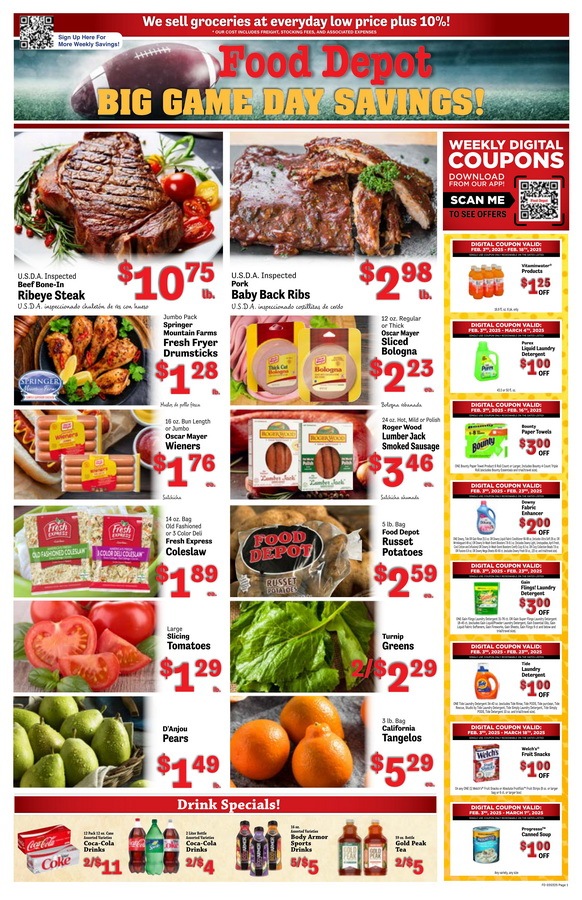 Food Depot Weekly Ad Feb 03 – Feb 09, 2025