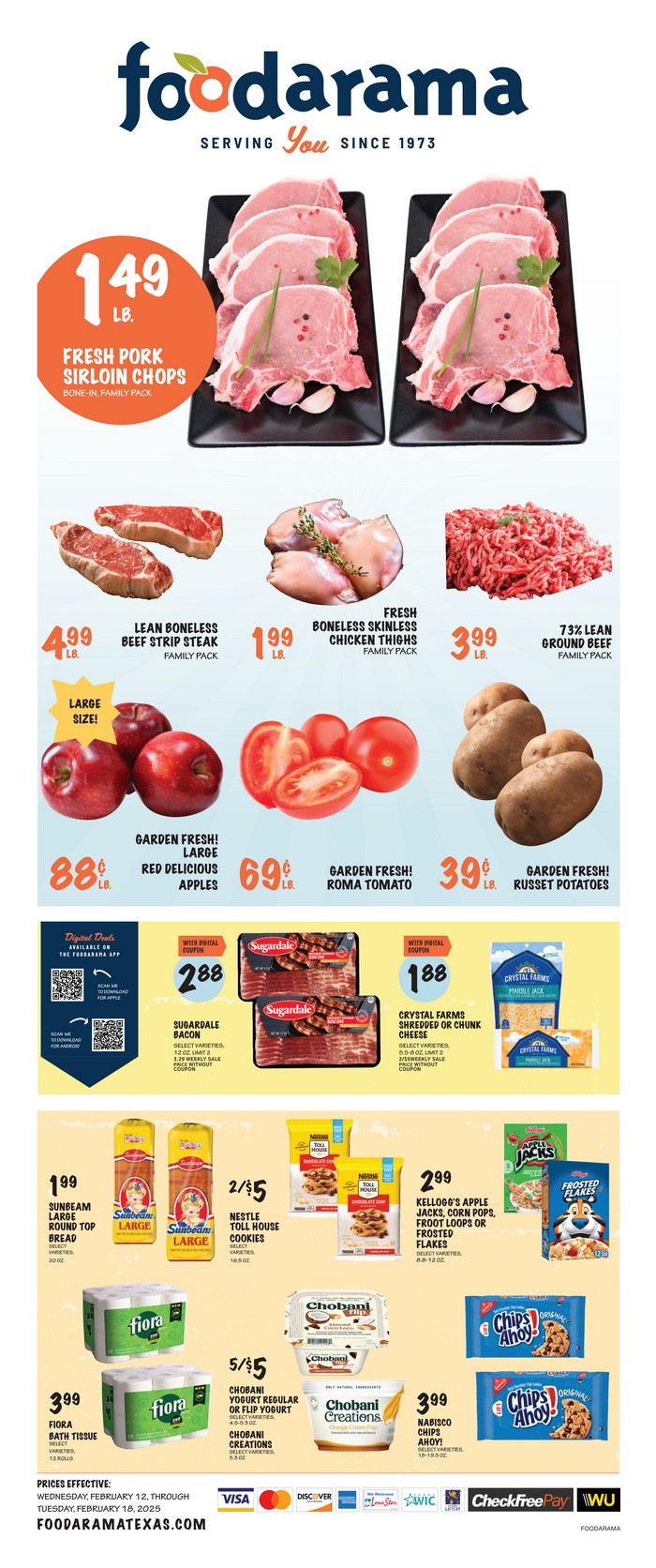 Foodarama Weekly Ad Feb 12 – Feb 18, 2025