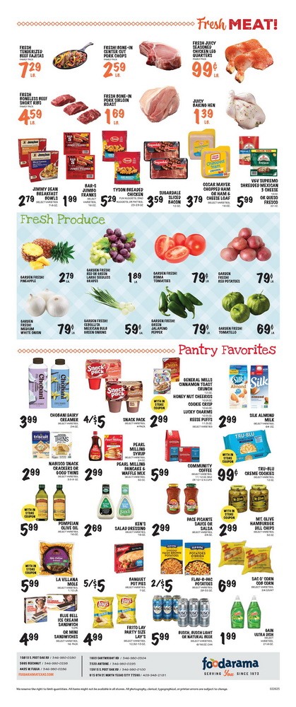 Foodarama Weekly Ad Feb 26 – Mar 04, 2025
