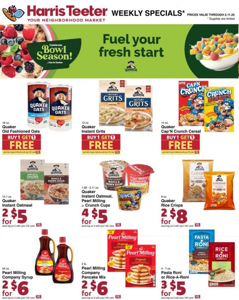 Harris Teeter Weekly Ad Feb 05 – Feb 11, 2025 (Valentine's Day Promotion Included)