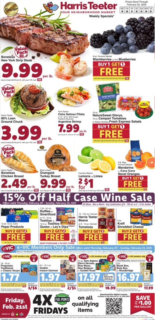 Harris Teeter Weekly Ad Feb 19 – Feb 25, 2025