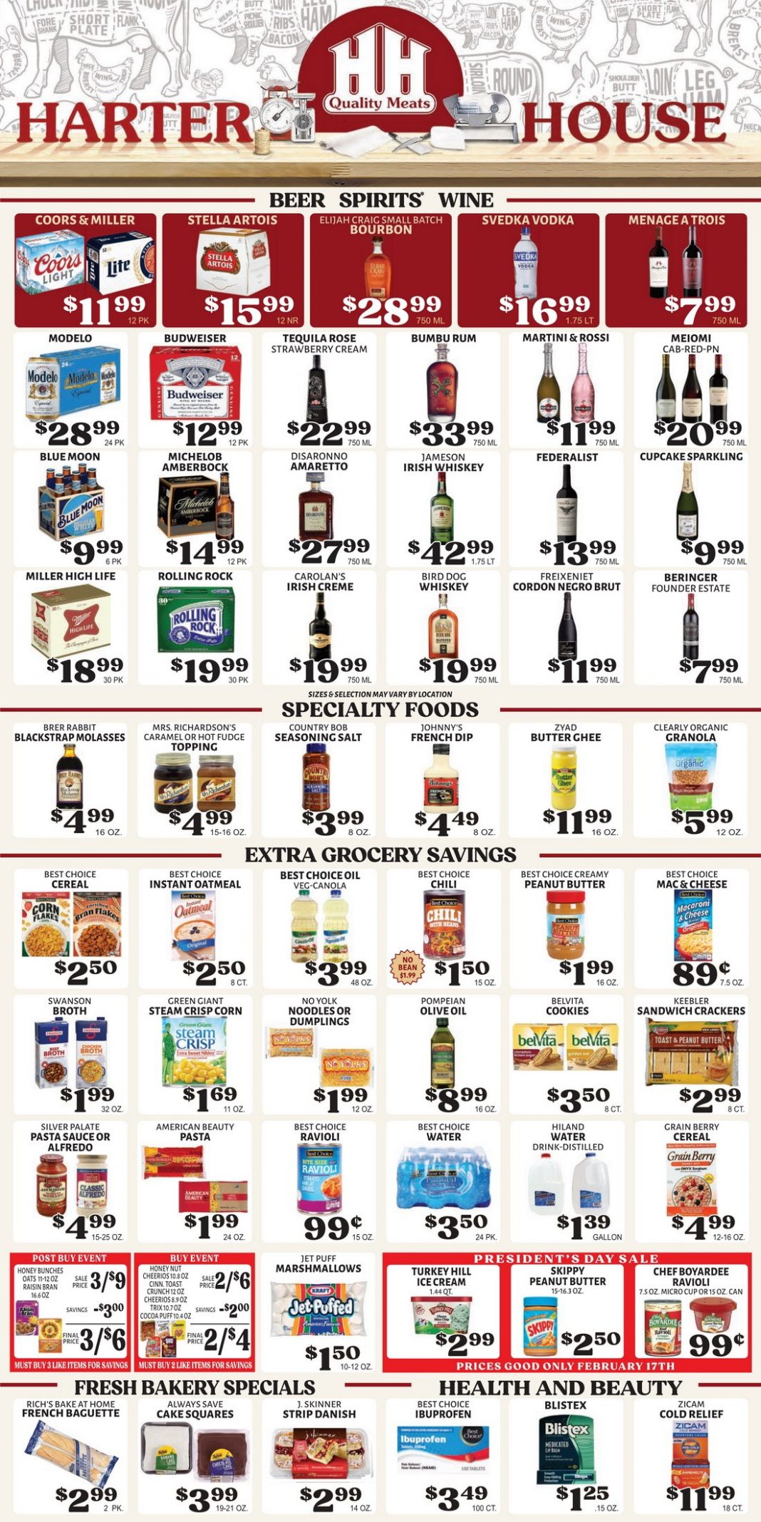 Harter House Weekly Ad Feb 12 – Feb 18, 2025