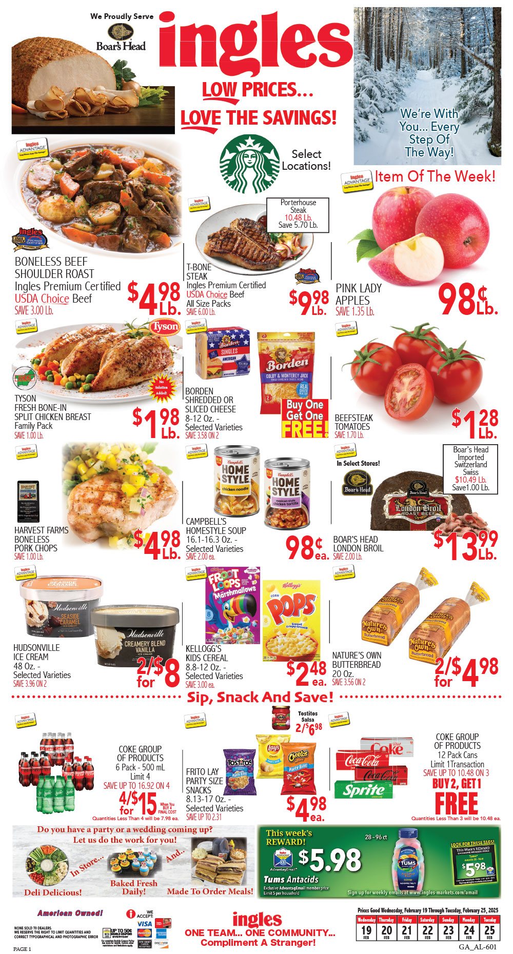 Ingles Weekly Ad Feb 19 – Feb 25, 2025
