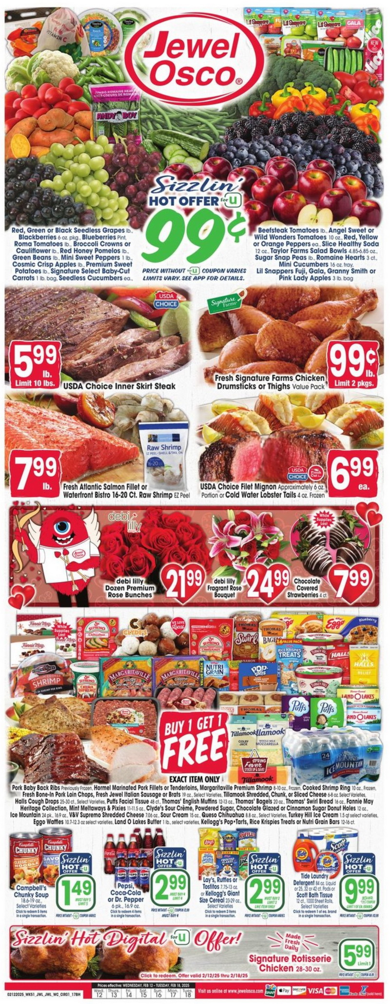 Jewel Osco Weekly Ad Feb 12 – Feb 18, 2025 (Valentine's Day Promotion ...