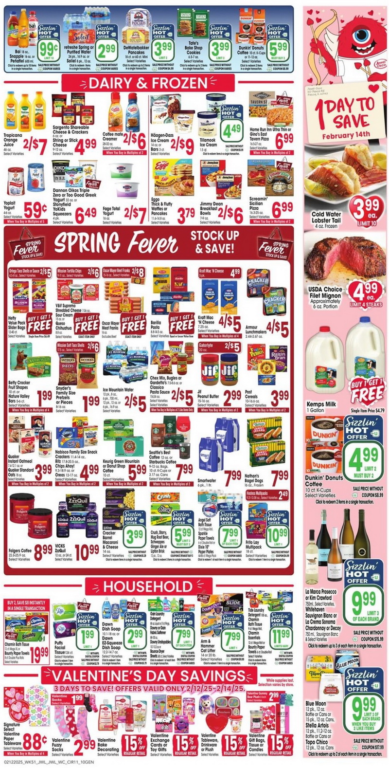 Jewel Osco Weekly Ad Feb 12 – Feb 18, 2025 (Valentine's Day Promotion ...