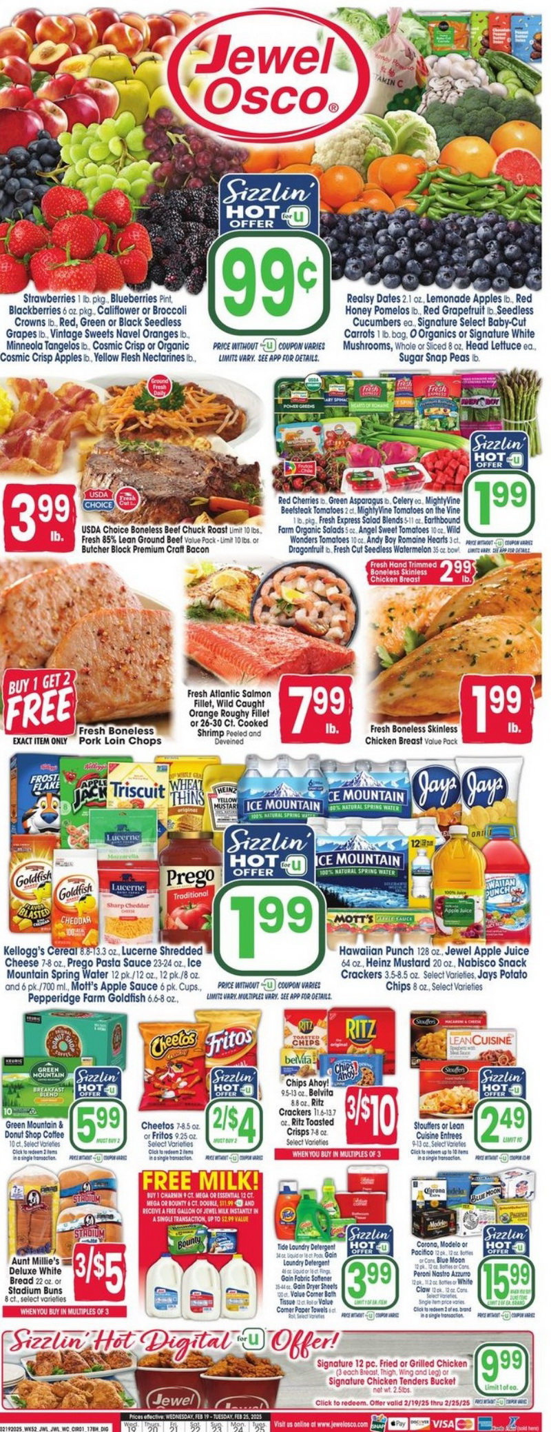 Jewel Osco Weekly Ad Feb 19 – Feb 25, 2025