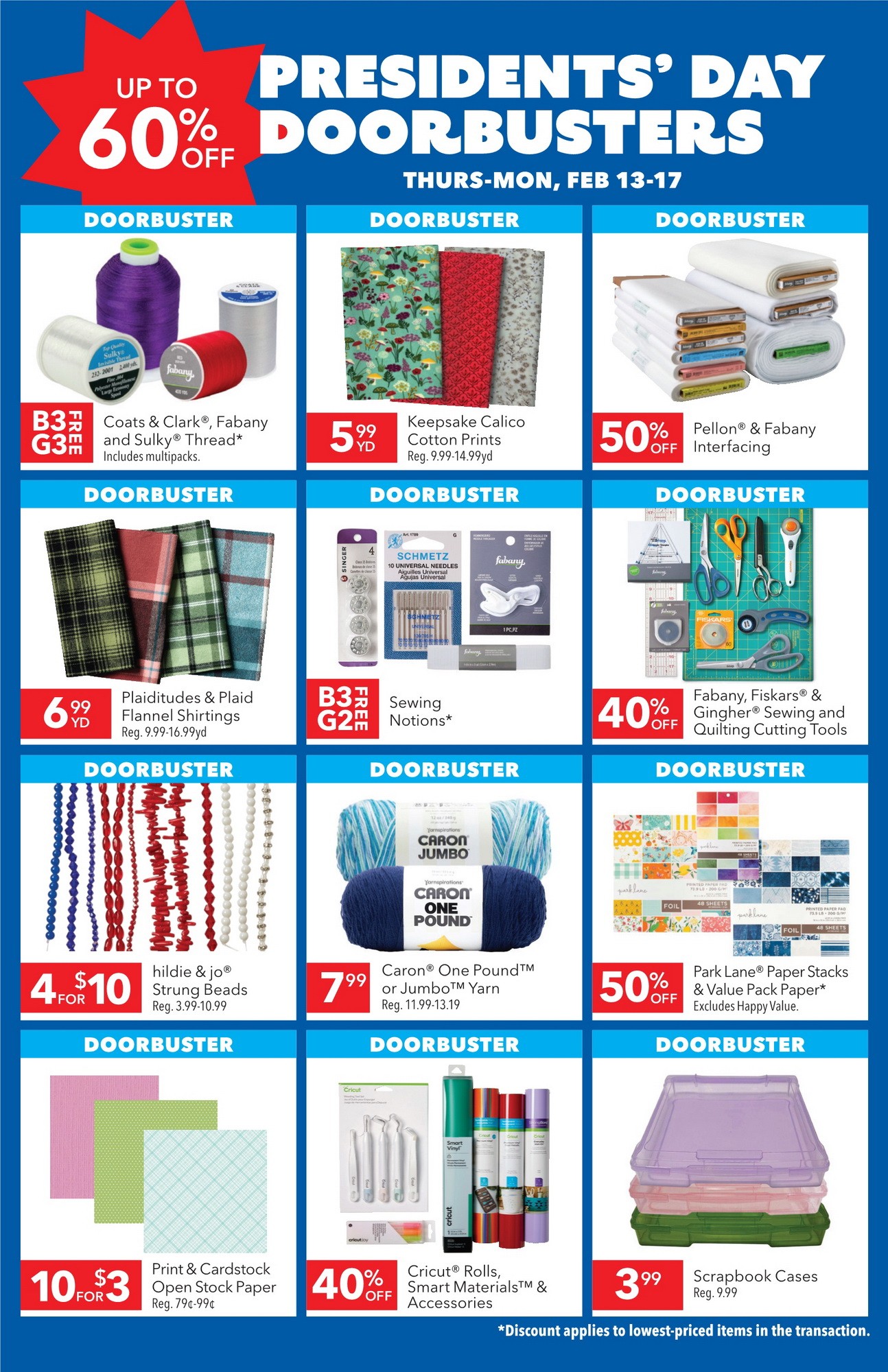 Jo-Ann Weekly Ad Feb 13 – Feb 26, 2025