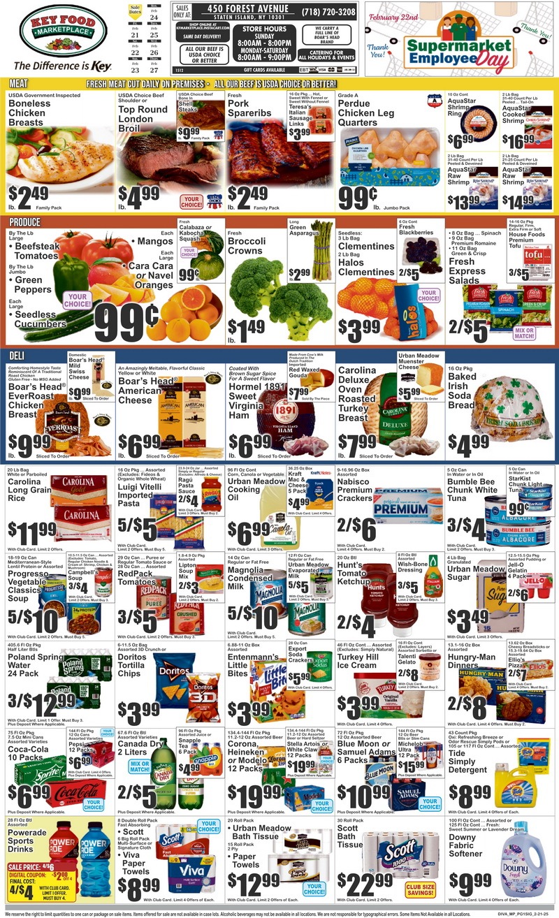 Key Food Weekly Ad Feb 21 – Feb 27, 2025